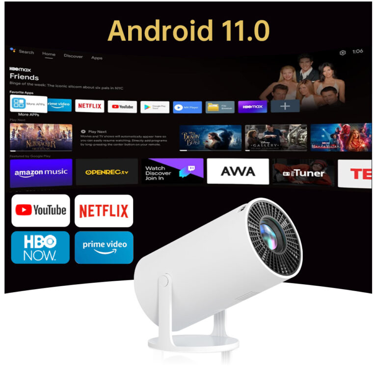 CineMaster Pro - HD Smart Projector - HDTV Entertainment